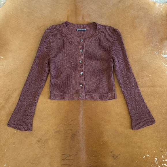 Peruvian Connection | Sweaters | Peruvian Connection Brown Knit Bell ...
